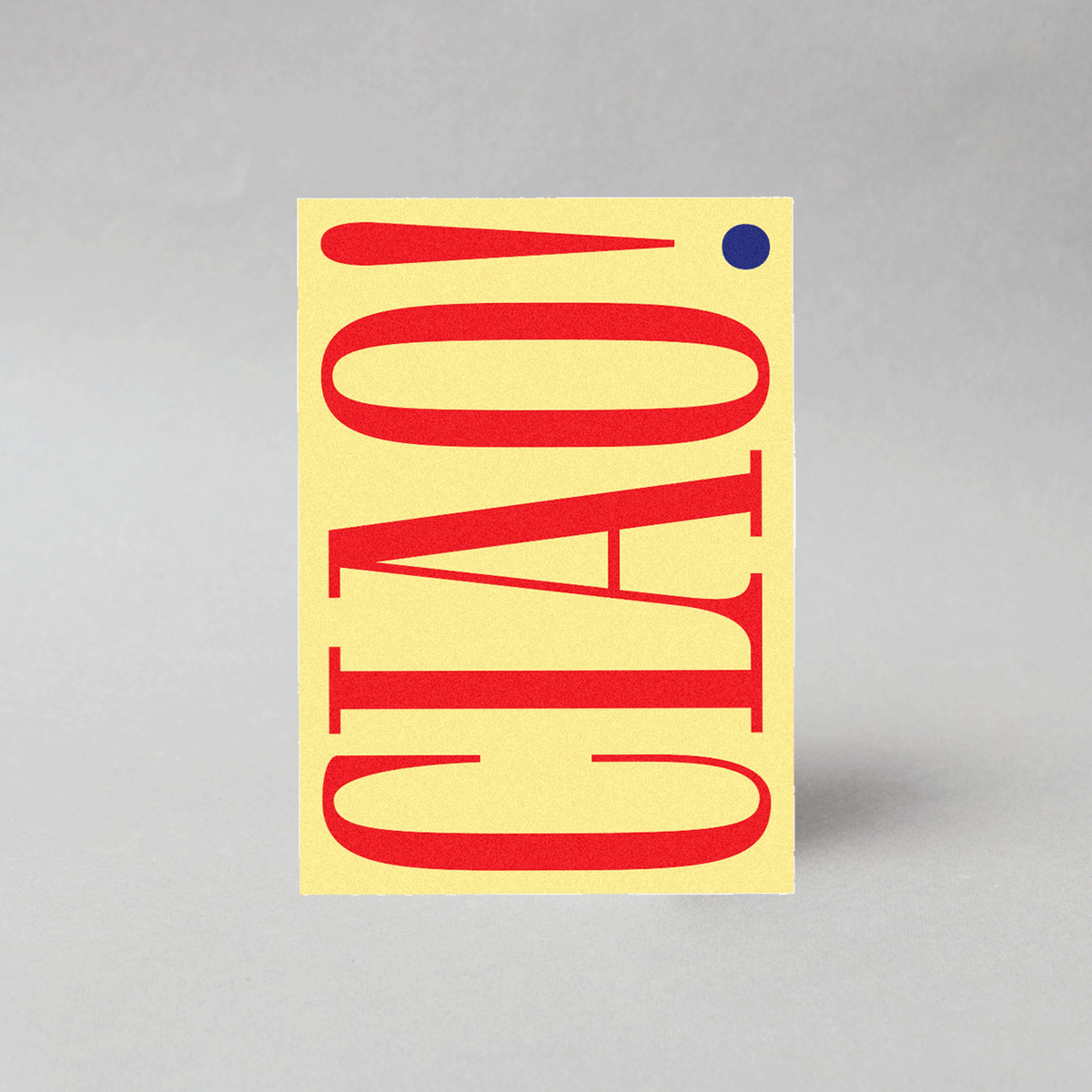 CARDBOARD - CIAO! card