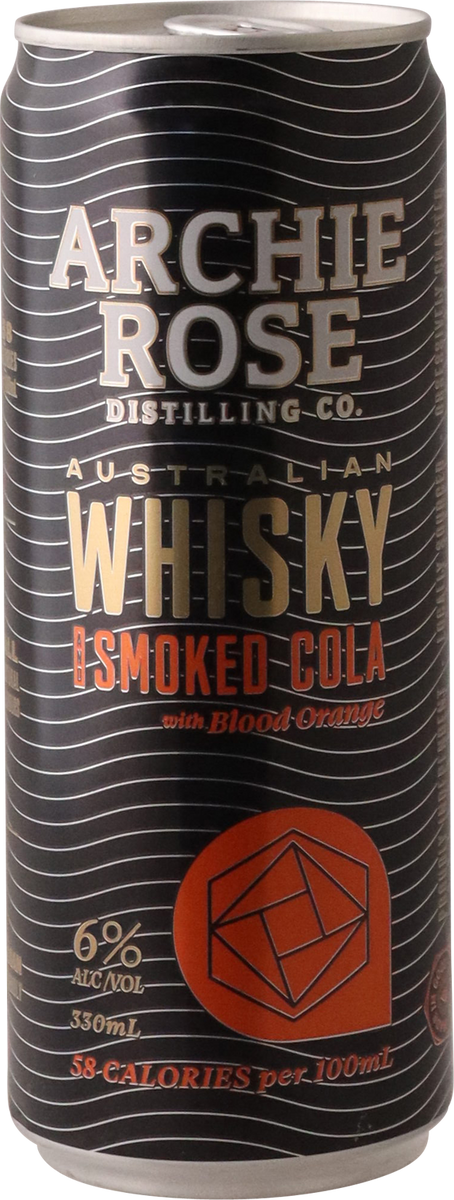 Archie Rose - Double Malt Whiskey and Smoked Cola 4PACK