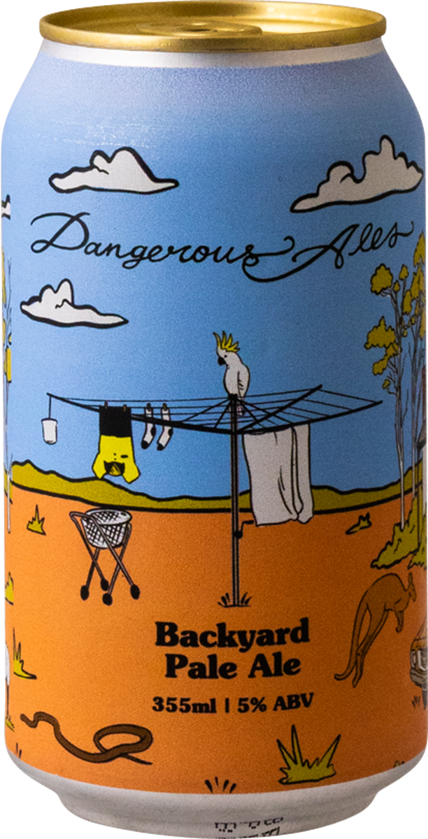 Dangerous Ales - Backyard Pale Ale 4PACK
