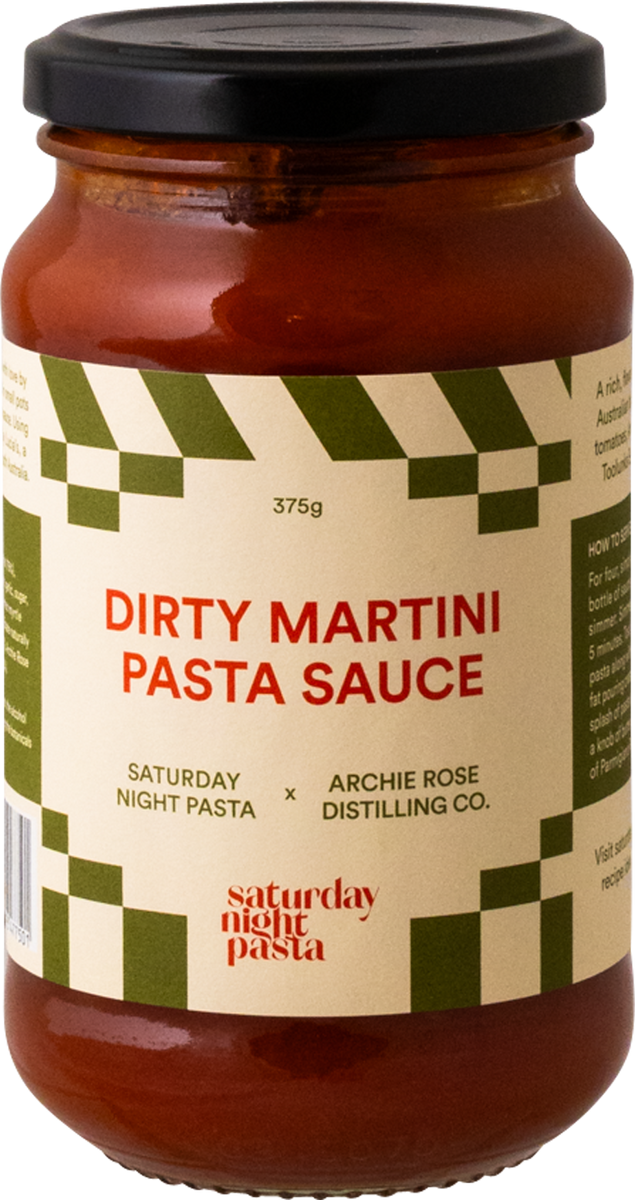 Saturday Night Pasta - Dirty Martini Sauce